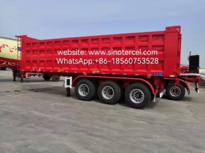 China 3 Axles  Dumping Tipper Semi Trailer Front Lifting Hydraulic Large-capacity and efficient loading and unloading for sale