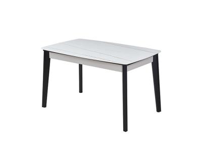 中国 簡単なモダン ロック板130x80x76cmスレートのダイニング テーブル 販売のため
