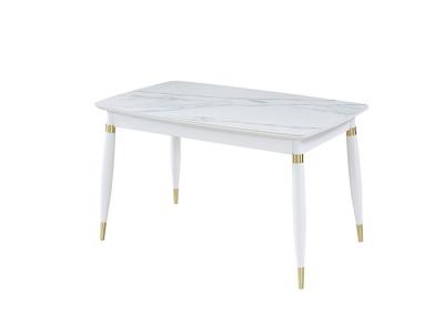 Cina Tavolo da pranzo di lusso leggero dell'ardesia di stile 130cmx80cmx76cm in vendita