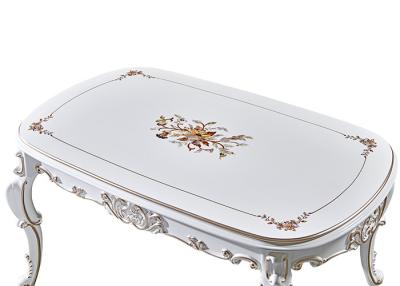 Cina Tavolo da pranzo minimalista bianco di legno solido elegante, scolpente l'insieme del tavolo da pranzo in vendita