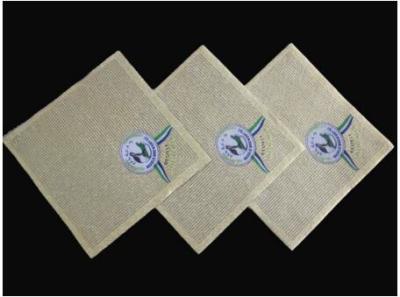 China Pure Aluminum foil for beer bottle label with hole for india market 105 105 square foil beer neck label for sale