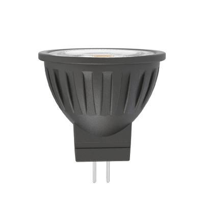 Teco Black Ra90 MR11 Dimmable LED Light Bulbs 3000K 24 Degree LED Spotlight