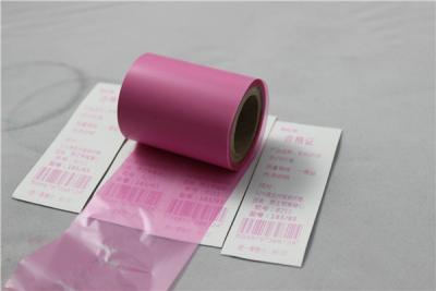China Pink color thermal transfer ink ribbon for barcode label printer for sale