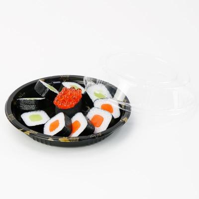 Cina Piatto di plastica eliminabile Tray Sushi Box del contenitore di alimento del coperchio pp in vendita