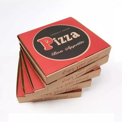 Cina contenitore asportabile ondulato di stampa su ordinazione di pizza di Brown del contenitore di imballaggio della pizza di 8in in vendita