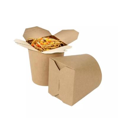 Cina Contenitore di carta su ordinazione 16oz eliminabile 26oz 32oz di tagliatella cinese da portar via del contenitore in vendita