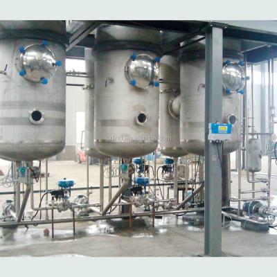 Cina Evaporatore con pellicola discendente 100kw di effetto multiplo della larga scala per il concentratore del lievito in vendita
