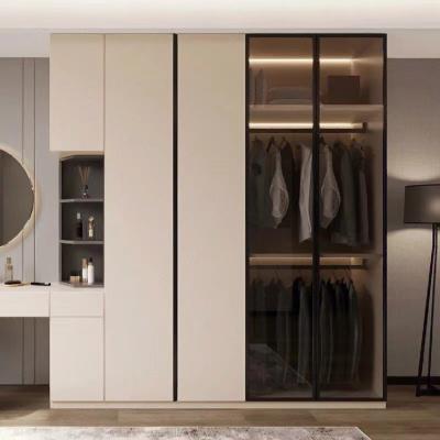 Chine Le Cabinet de luxe de habillage de chambre à coucher de Cabinets de chambre d'hôtel de garde-robe a intégré à vendre