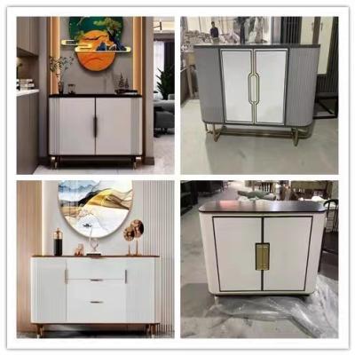 Chine Meubles latéraux dinants de luxe de buffet d'acier inoxydable de restaurant de placard de Cabinet à vendre
