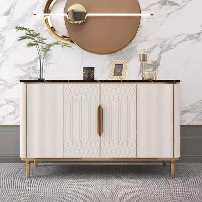 Chine Meubles latéraux dinants de luxe de buffet d'acier inoxydable de restaurant de placard de Cabinet à vendre