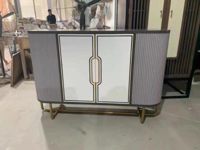 Chine Meubles latéraux dinants de luxe de buffet d'acier inoxydable de restaurant de placard de Cabinet à vendre