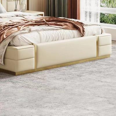 Chine Pièce de résidence hôtelière de lit de taille de Bentley Luxury Leather Cowhide King grande à vendre