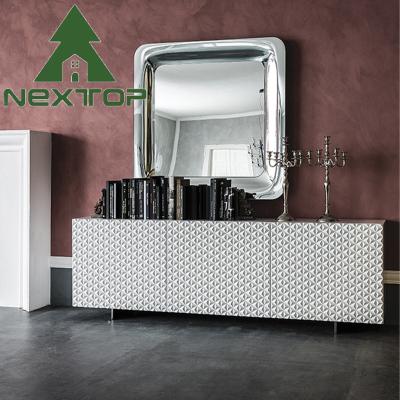 Κίνα Μεταλλικό Σκληρό Ξύλο Ασημένια πολυτελή ντουλάπια για τραπεζαρία σαλόνι προς πώληση