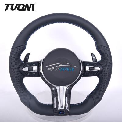 중국 M2 M3 M4 Bmw 부드러운 천공 가죽 핸들 플랫 바닥 판매용
