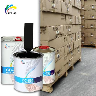 China Waterproof Nontoxic Metallic Auto Paint Harmless Clear Top Coat Paint For Cars for sale