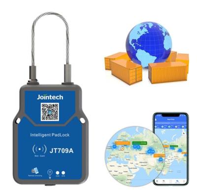 중국 RFID 잠금 해제를 모니터링하는 GPS 스마트 블루투스 패드 록 기호 논리학 화물 보안 판매용