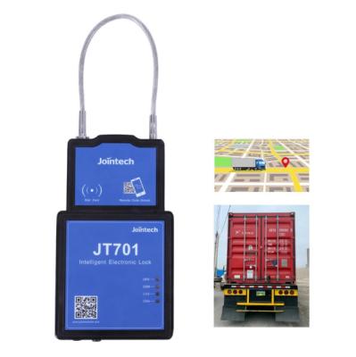 중국 주앵테크 JT701 네비게이션 GPS RFID 패드 록 용기 GPS 현명한 E 잠금장치 추적자 판매용