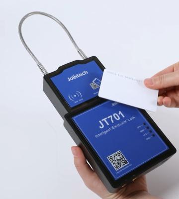 중국 조인테크 JT701 로지스틱 스마트 GPS 추적 잠금 컨테이너 E 봉인 GPS 추적기 판매용