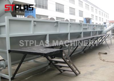 Chine Plastique de rebut lavant réutilisant la machine, ligne de lavage de feuille de plastique avec le broyeur à vendre