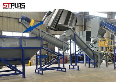 중국 청결하고 건조한 조각을 위한 300-1500kg/H 고능률 PP PE 영화 세척 선 판매용