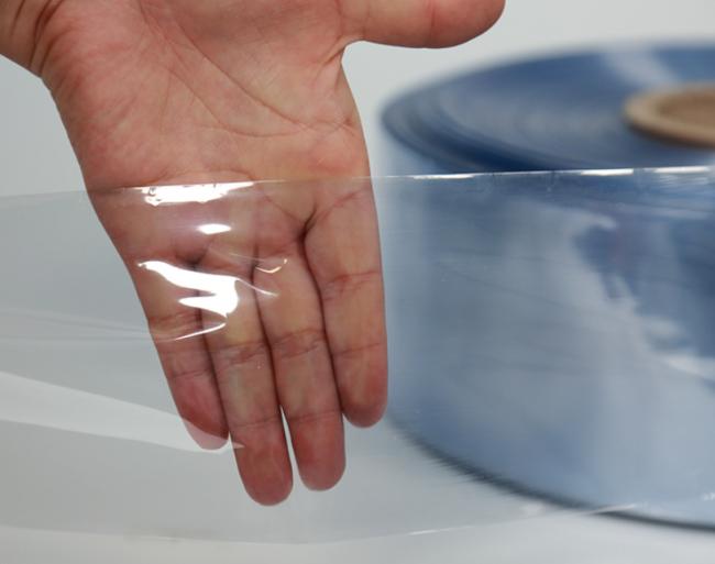 PVC shrink film used for product labeling