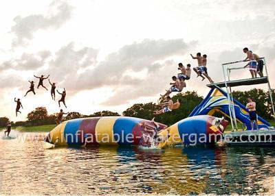 China Esportes de água infláveis do lançamento colorido da catapulta, divertimento inflável da água à venda