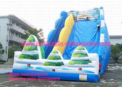 Cina Grande certificazione gonfiabile dello SGS ROHS di altezza dello scorrevole 10m di rimbalzo del parco a tema in vendita