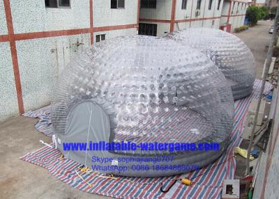 China Rendimiento CYTT-1610 de la burbuja del claro de la capa doble alto de la prenda impermeable inflable de la tienda en venta