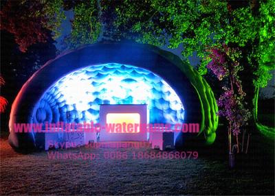 Cina Fuori del diametro gonfiabile della tenda 5M dell'iglù della cupola commerciale con la luce del LED in vendita