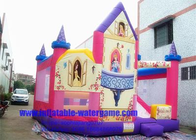 中国 Girls Bouncy Castle 専門の王女 6M x 5M RoHS SGS の証明 販売のため