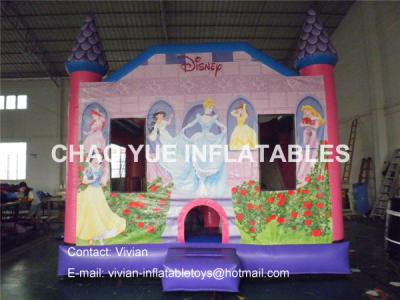 中国 Bouncy Castle Inflatable Bounceのスライドが付いている膨脹可能な弾力がある城王女 販売のため