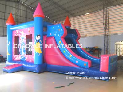 中国 党のためのInflatable Jumping Castle、子供のためのスライドを持つ膨脹可能な警備員注文の王女 販売のため