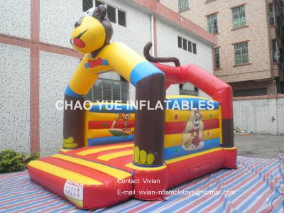 中国 耐久の無鉛材料、4x4メートルの膨脹可能なジャンパーとなされる猿の商業膨脹可能なジャンパー 販売のため