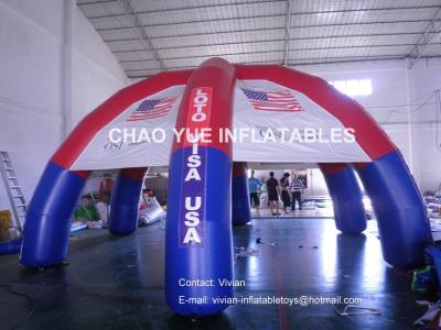 China Costura cuádruple inflable del doble N de la tienda de la bóveda de la tienda del aire del sistema hermético en venta
