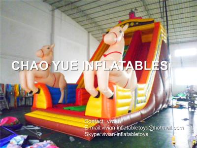 中国 大人のための耐久の巨大なWhirligigの膨脹可能なスライドの大きく膨脹可能なスライド 販売のため
