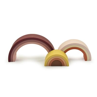 China 35.5cm Baby, das Toy Fun Teeth Silicone Giant stapelt, wölbte Blöcke zu verkaufen