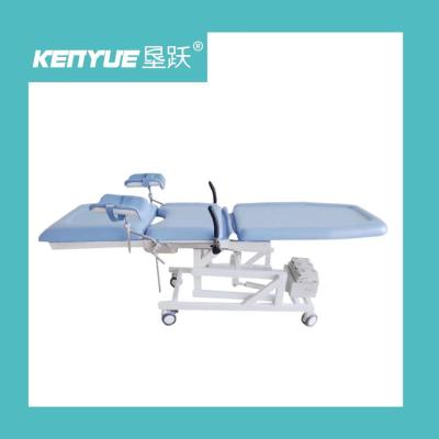 Κίνα Bule Color Electric 3 Fcuntion Delivery κρεβάτι 90cm μεταλλικό πολυλειτουργικό γυναικολογικό τραπέζι προς πώληση