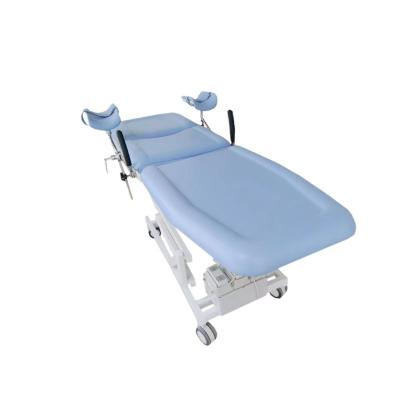 Κίνα Bule Color Electric 3 Fcuntion Delivery κρεβάτι 90cm μεταλλικό πολυλειτουργικό γυναικολογικό τραπέζι προς πώληση