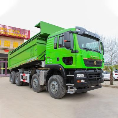 중국 8x4 사용 된 덤퍼 템퍼 덤퍼 트럭 460hp Howo 12 바퀴 트럭 30톤 35톤 40톤 판매용