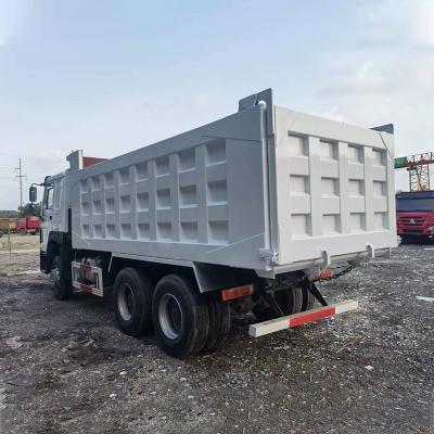 중국 높은 용량 40 톤 6x4 371HP 375HP Sinotruk Howo 아프리카를 위한 사용 된 템퍼 덤프 트럭 판매용