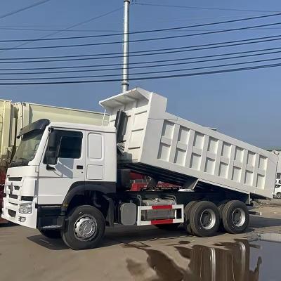 중국 높은 용량 40 톤 6x4 371HP 375HP Sinotruk Howo 아프리카를 위한 사용 된 템퍼 덤프 트럭 판매용