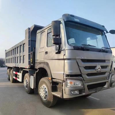 중국 아무 것도 터치 스크린 371hp 또는 400hp Sinotruk Howo 8x4 티퍼 트럭 40톤 부하를 위한 덤프 트럭 판매용