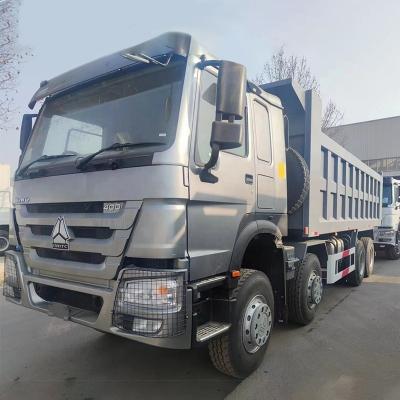 중국 아무 것도 터치 스크린 371hp 또는 400hp Sinotruk Howo 8x4 티퍼 트럭 40톤 부하를 위한 덤프 트럭 판매용