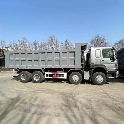 중국 아무 것도 터치 스크린 371hp 또는 400hp Sinotruk Howo 8x4 티퍼 트럭 40톤 부하를 위한 덤프 트럭 판매용