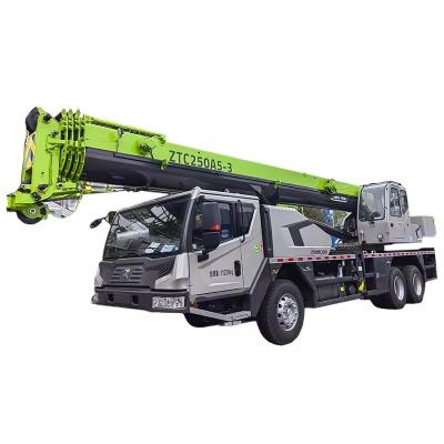 중국 ZTC250A Zoomlion 25 톤 트럭 크레인 (Teleacopic Boom) 및 기타 수압 실린더 판매용