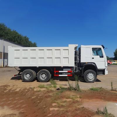 중국 FAST 기어박스 리뉴얼 된 중고 Sinotruk Howo 375HP 420HP 6x4 덤프 트럭 판매용