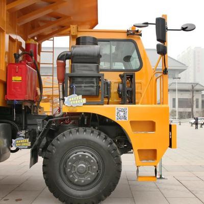 Chine Camion de décharge de mines tout-terrain avec 451 à 500 chevaux et direction gauche sur le marché russe à vendre