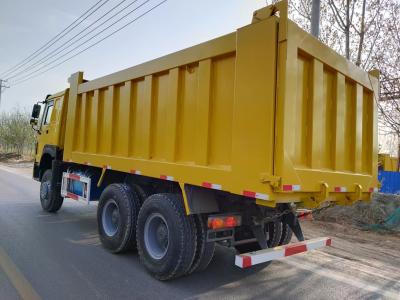 중국 사용 된 HOWO 6x4 팅퍼 트럭 6 실린더와 126000kg 덤프 트럭 판매용