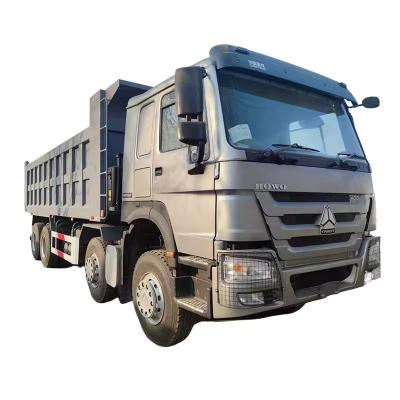 Chine 400 chevaux Sinotruk Howo LHD 12 roues 8x4 camions à bascule camions à décharge avec boîte de vitesses manuelle à vendre