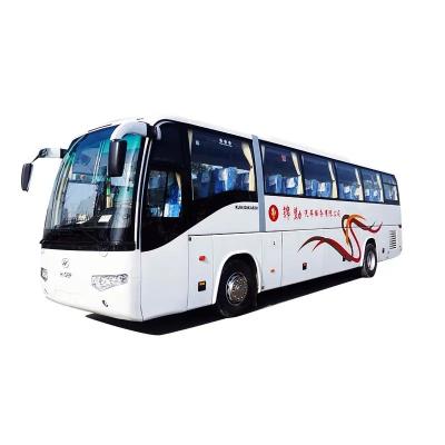 중국 사용 된 12m 고급 디젤 관광 코치 버스 55 좌석과 최대 토크 1460N.m 판매용
